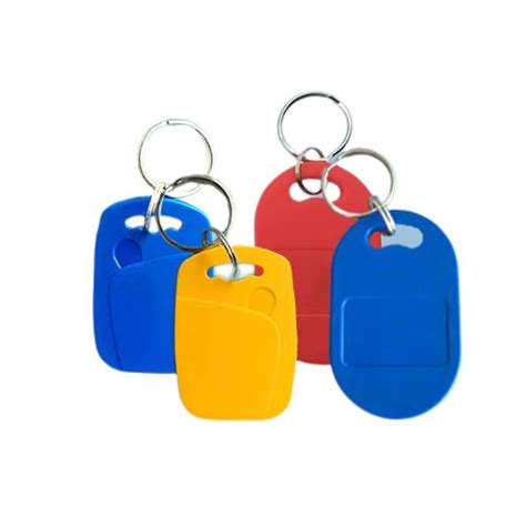 Custom Qr Code Printing 125khz T5577 Rewritable Rfid Nfc Keychain Keyfob Rfid Keychain And