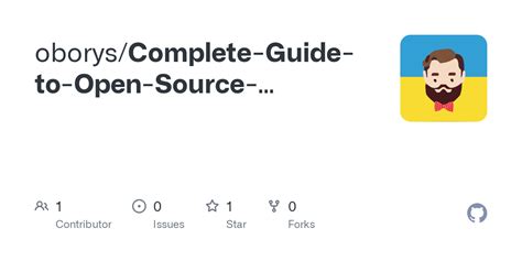 Github Oboryscomplete Guide To Open Source Licenses