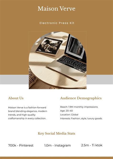 Free Press Kit Templates Editable And Printable