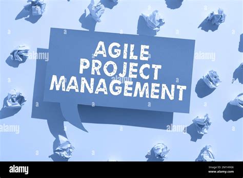 Text Caption Presenting Agile Project Management Conceptual Photo Management Methodology From
