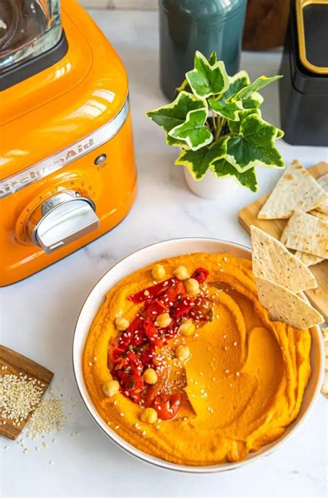 Hummus Cu Ardei Copt Aperitive