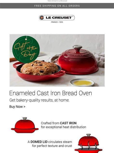 Le Creuset Get Bready For The Holidays With The Cast Iron Bread Oven Milled