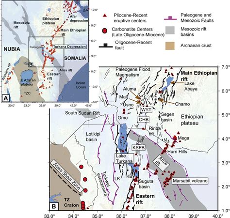 A Turkana Depression Relative To The Main Ethiopian Rift MER Download Scientific Diagram