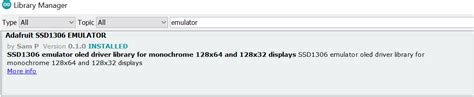 Github Sam Peachssd1306 Oled Emulator An Open Source Emulator For