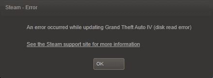 Help Fix Steam There Was An Error Updating Disk IO Error Tommy S