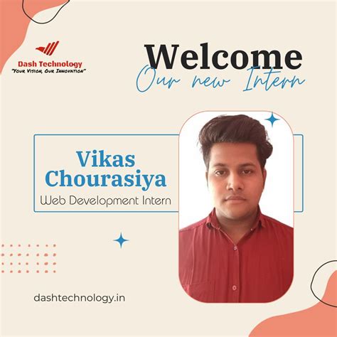 Vikas Chourasiya On Linkedin Dash Technology Private Limited Thank You For The Warm Welcome