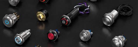 Metal Push Button Switch With Multiple Materials Langir