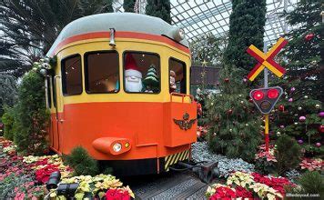 5 Gardens By The Bay Christmas Train Show Highlights Magical Model Trains At The Flower Dome