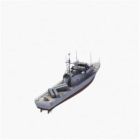 Mandau Class Gunboat 3d Model 149 Max X Wrl Obj Ma Flt Fbx