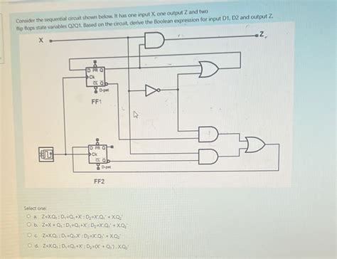 Answered Consider The Sequential Circuit Shown Bartleby