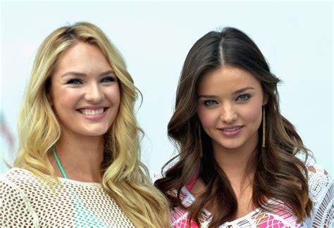 Candice Swanepoel And Miranda Kerr At 2012 Victorias Secret Swim