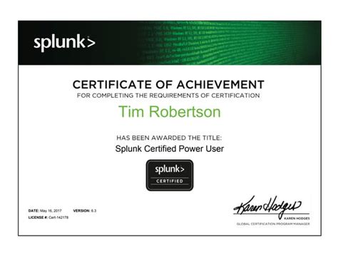 Splunk Power User Certification Pdf