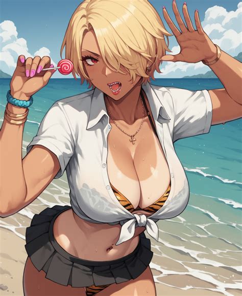Rule 34 Ai Generated Ariels Beach Bracelet Guilty Gear Guilty Gear