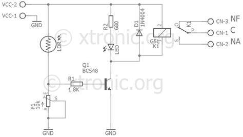 Module Circuit Light Sensor With Ldr Light Dependent Resistor