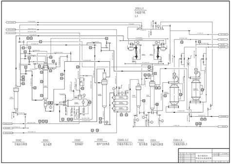 年产5万吨合成氨合成工段工艺设计cad 说明 Autocad 2013 模型图纸下载 懒石网