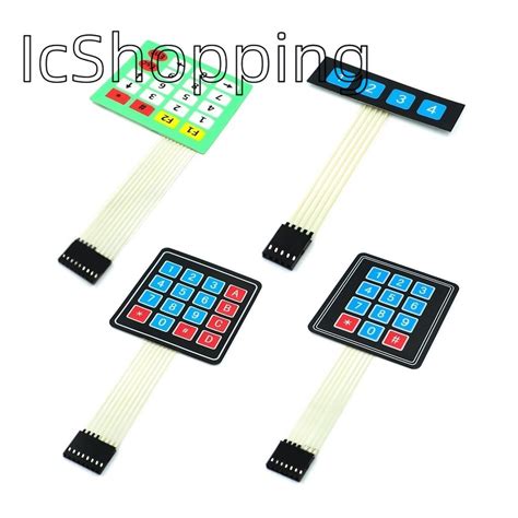 1 4 3 4 4 4 4 5 矩陣陣列 矩陣鍵盤 16 鍵薄膜開關鍵盤 適用於 Arduino 1x4 3x4 4x4 蝦皮購物