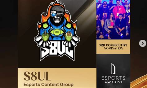 S8ul And Mortal Nominated For Esports Awards 2024