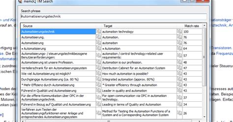 Translation Tribulations The Memoq Tm Search Tool
