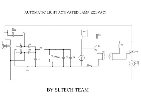 Automatic Light Activated Lamp Sl Technological Sevices