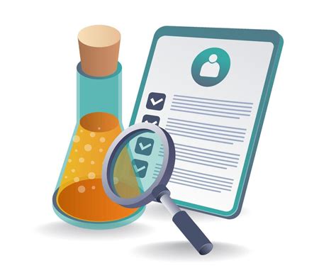 Data Analysis From Laboratory Experiments 47546816 Vector Art At Vecteezy