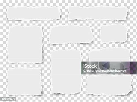 투명 한 배경에 격리 된 종이 다른 조각의 집합 벡터 그림입니다 찢겨진에 대한 스톡 벡터 아트 및 기타 이미지 찢겨진 신문 헤드라인 투명 배경 Istock