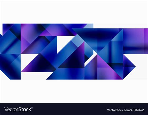 Captivating Abstraction Triangles Royalty Free Vector Image