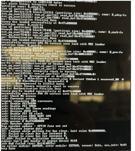 Jetson Orin Nx Not Booting All Of Suddenlyeeprom Error Module Busy Spin Error Jetson Orin