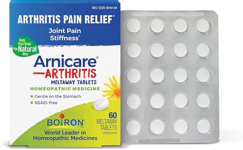 Boiron Arnicare Arthritis Tablets For Arthritis Pain Relief