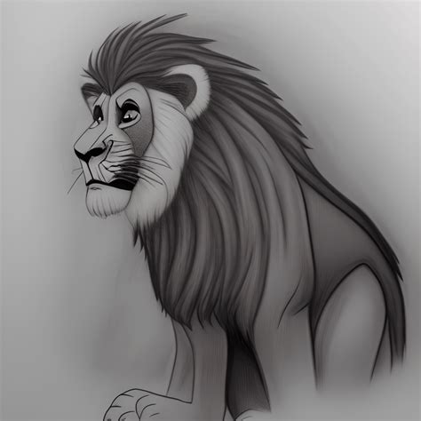 Lion King Rafiki Drawing · Creative Fabrica