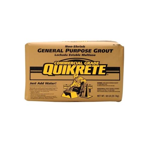 Grout General Purpose Non Shrink Quikrete 50lb Bag 63 Bags Per Pallet Price Per 126 Bags 2