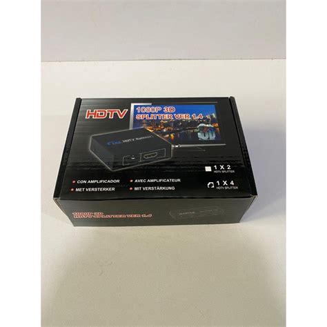 Jual Hdmi Splitter 4 Port 1 Input 4 Output Spliter 4 Port Converter Fhd Shopee Indonesia