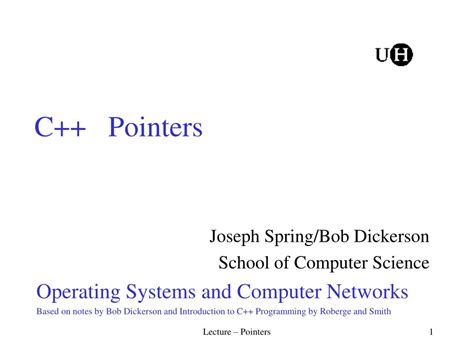 Ppt C Pointers Powerpoint Presentation Free Download Id281984
