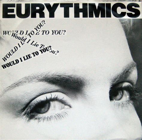 Eurythmics Would I Lie To You 1985 Vinyl Discogs