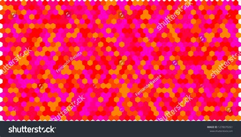 Hexagon Grid Background Texture Pattern Colorful Stock Vector Royalty Free 1278070261
