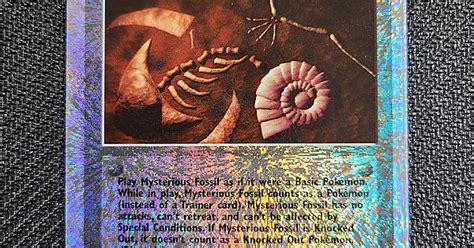 Mysterious Fossil Legendary Collection Album On Imgur