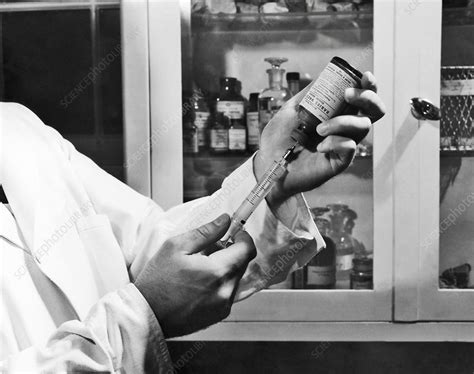 Historical Rabies Vaccine Research Stock Image C022 2757 Science