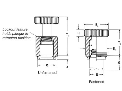 Locating Pin Spring Loaded Metric Types Psl2 Ptl2 On Pennengineering