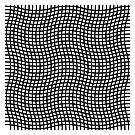 Wavy Zig Zag Criss Cross Grid Pattern Stock Vector Illustration Of Deformation Curve 111412600