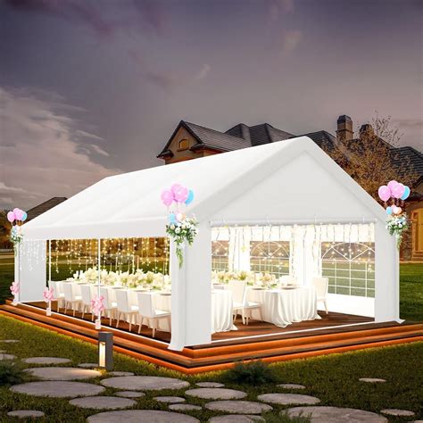 Hoteel 20x20ft Heavy Duty Party Tent Waterproof Outdoor Canopy Tents
