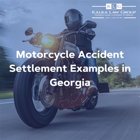 Average Motorcycle Accident Settlement Amounts In Georgia What Is The