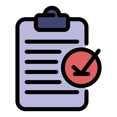 Summary Analysis Icon Color Outline Vector 15145361 Vector Art At Vecteezy