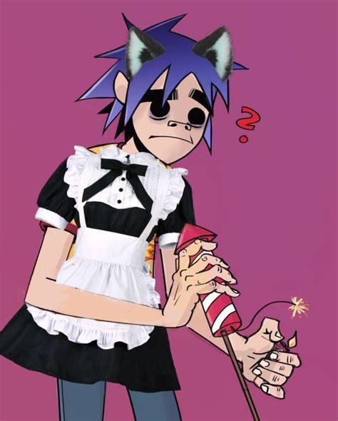 2d Catboy Gorillaz 2 D Gorillaz Catboy