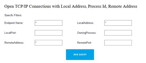 How To Get A List Of Active Tcp Connections On Domain Pcs