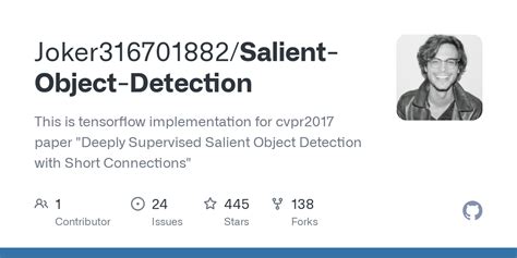 Github Joker316701882 Salient Object Detection This Is Tensorflow Implementation For Cvpr2017