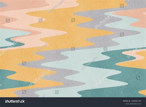 Artistic Abstract Background Featuring Wavy Patterns Stock Illustration 2489881599 Shutterstock