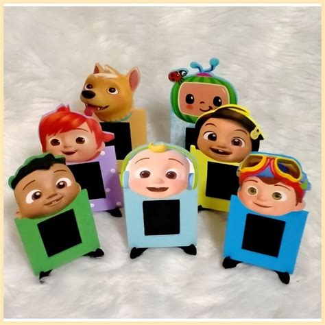 Cocomelon Theme Magnetic Frame With Stand 7 Pcs Per Set ♧ Shopee
