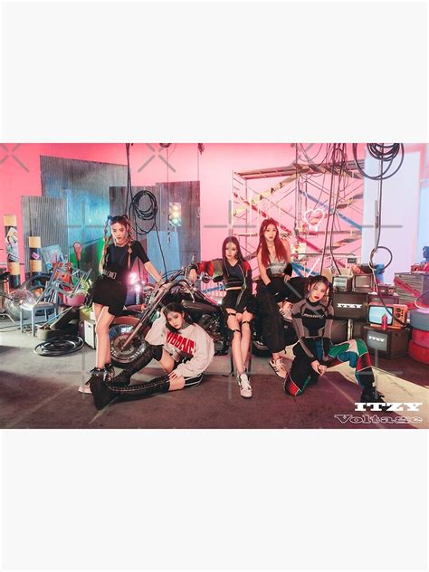 Itzy Voltage Poster For Sale By ArtbyTaetan Redbubble