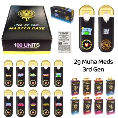 Muha Meds X Cookies Collab 2g Disposable Circle Pen Muhameds Cookies