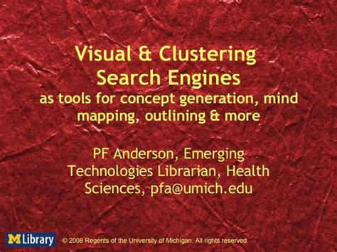 Visual And Clustering Search Engines Ppt