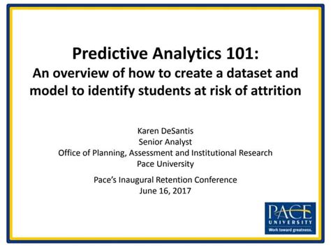 Predictive Analytics 101pptx